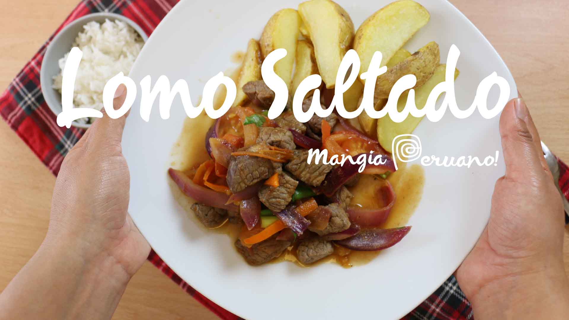 Cucina la ricetta peruviana del lomo saltado. Facile, veloce e buono.